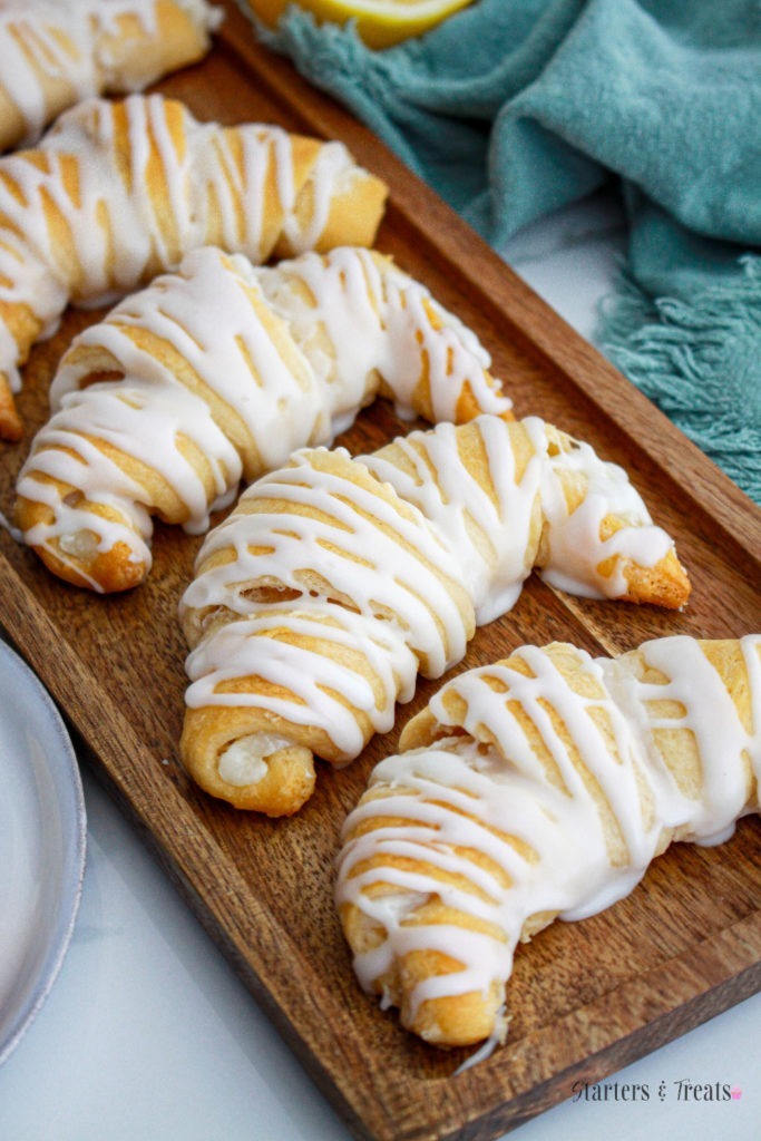 Lemon Cheesecake Crescent Rolls - Starters and Treats