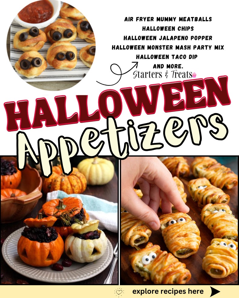 20 Delicious & Fun Halloween appetizers - Starters and Treats