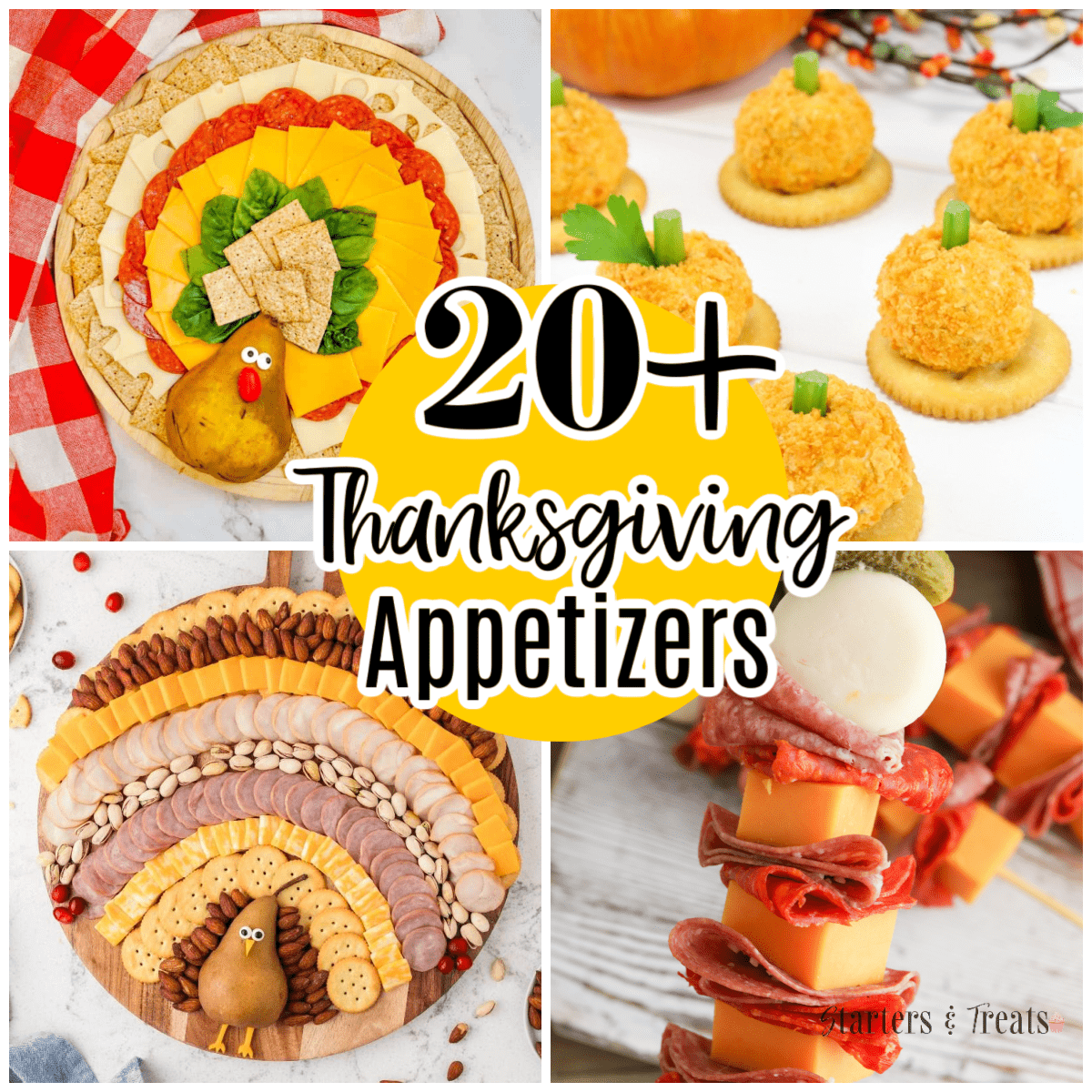 Thanksgiving Appetizers - Starters and Treats