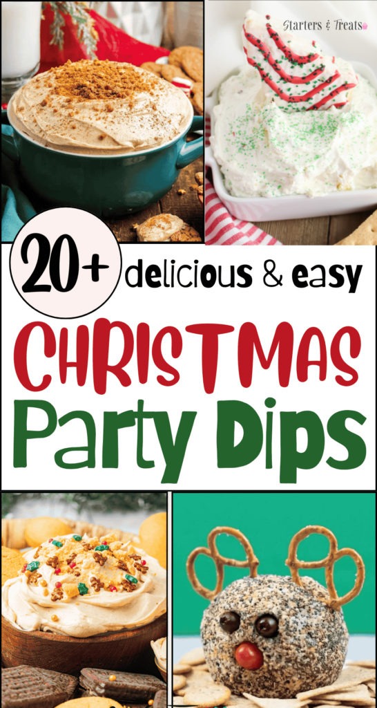 20+ Delicious & Easy Christmas Themed Party Dips - Starters and Treats