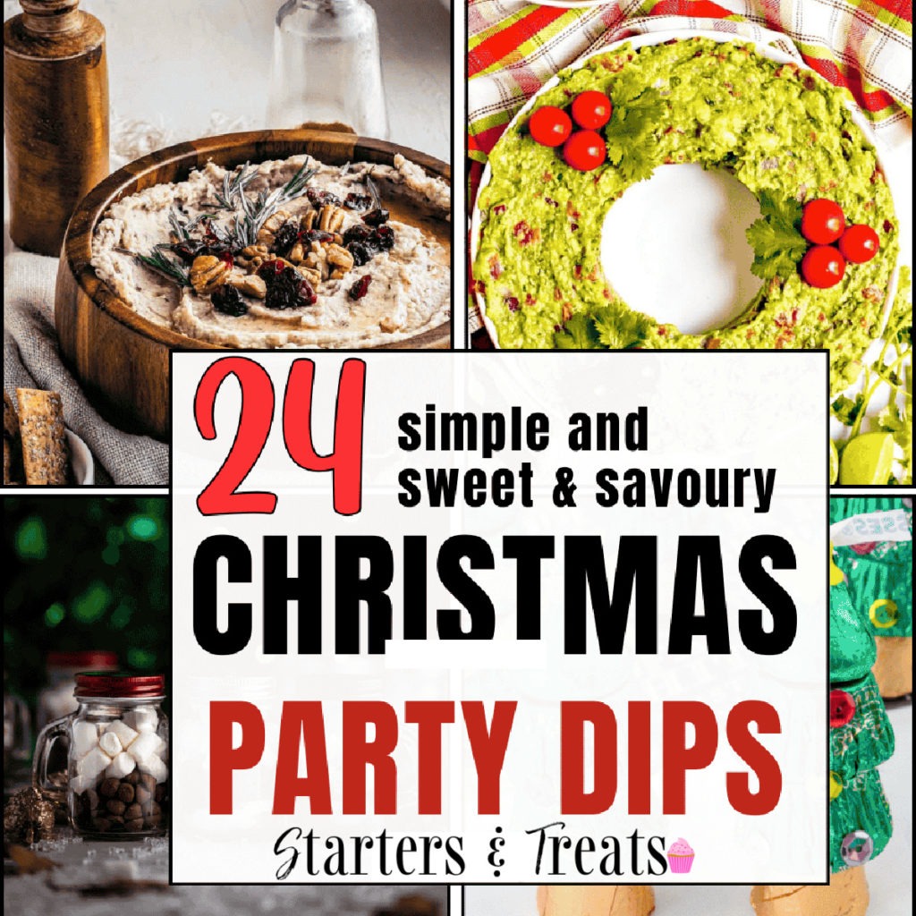 20+ Delicious & Easy Christmas Themed Party Dips - Starters and Treats