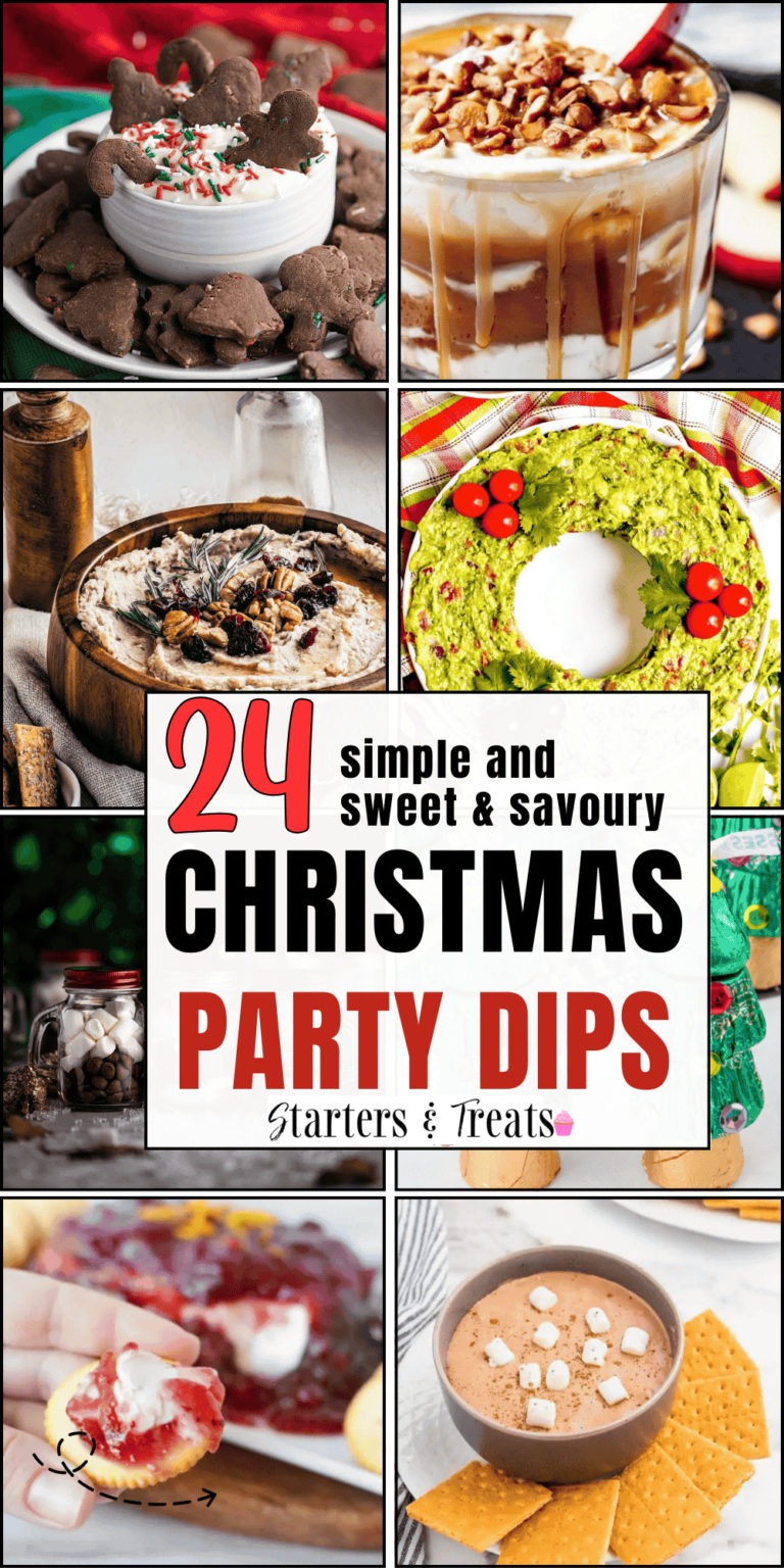20+ Delicious & Easy Christmas Themed Party Dips - Starters and Treats