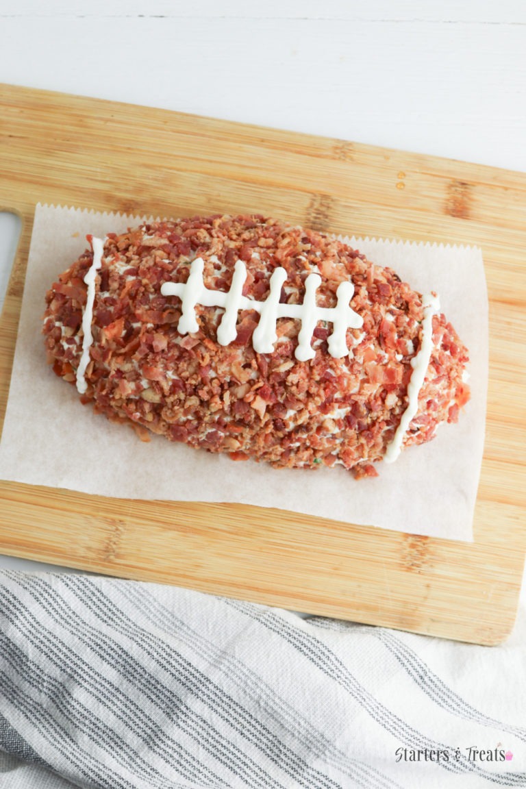 Football Cheese Ball Recipe - Starters and Treats
